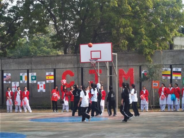 Convent of Jesus & Mary Lahore: Inter-School Basket Ball CJM 2012