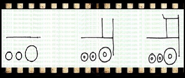 ABC To Drawing: Goods Train