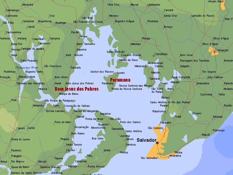 História de Salvador - Cidades Baixa e Alta: BAIA DE ARATU