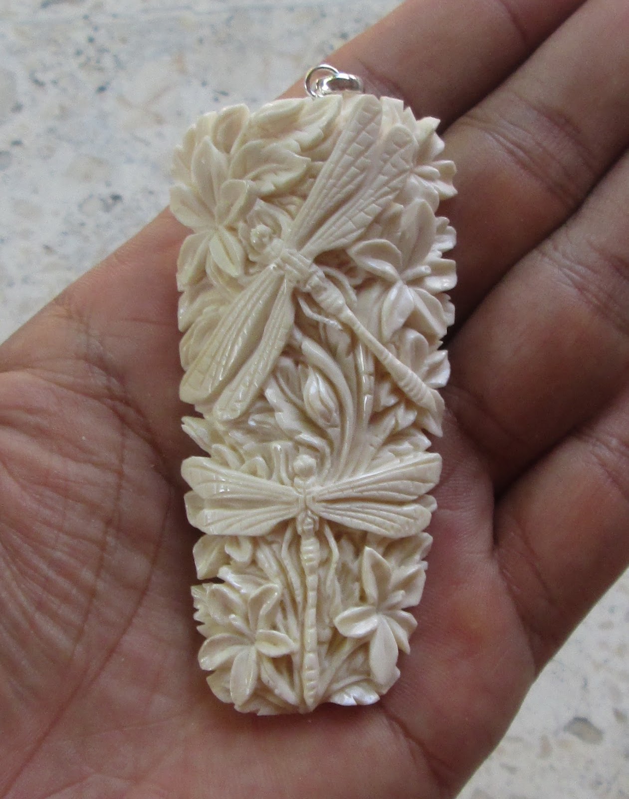 Really Beautiful Carved Bone Pendant - Bone Pendants | Bone Carving ...