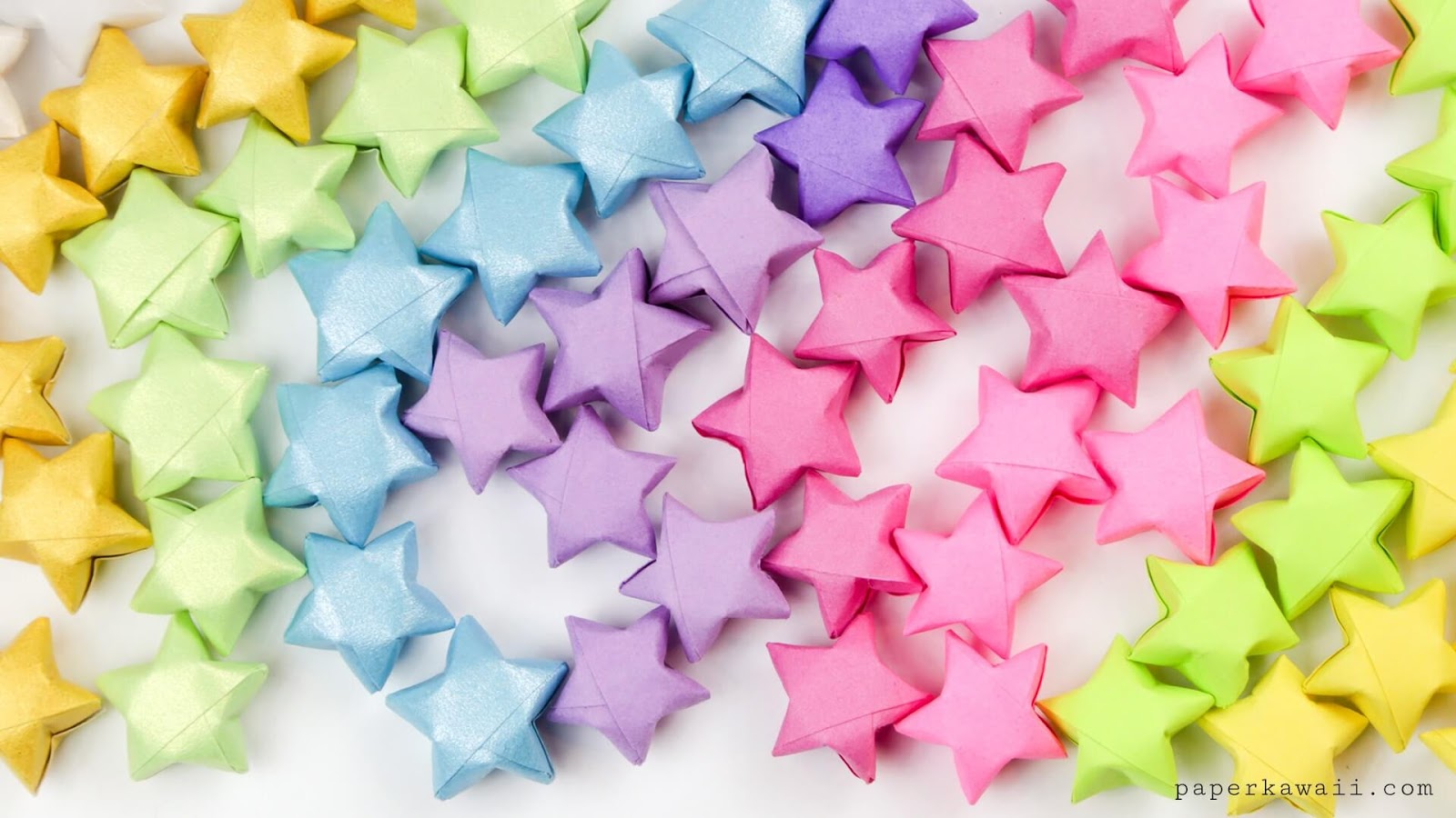 How to Make an Origami Lucky Star: Step-by-Step Video Tutorial – easy ...