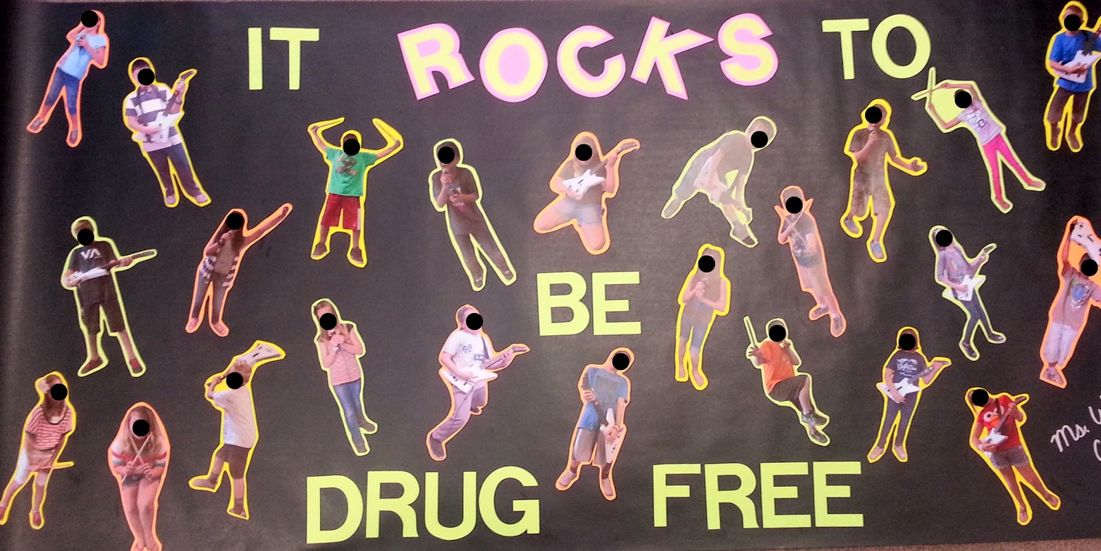 Upper Grades Are Awesome: It Rocks to be Drug Free!