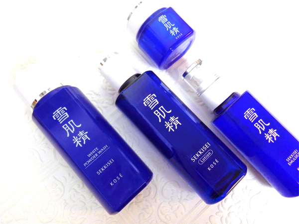 Review - Kose Sekkisei White Powder Wash, Lotion, Emulsion and Cream ...