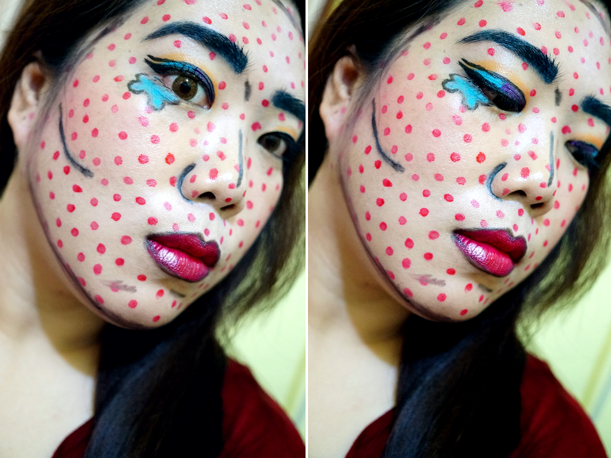 #Halloween2015: Pop Art Comic Book Makeup Look | FOTD, Tutorial - Jello ...