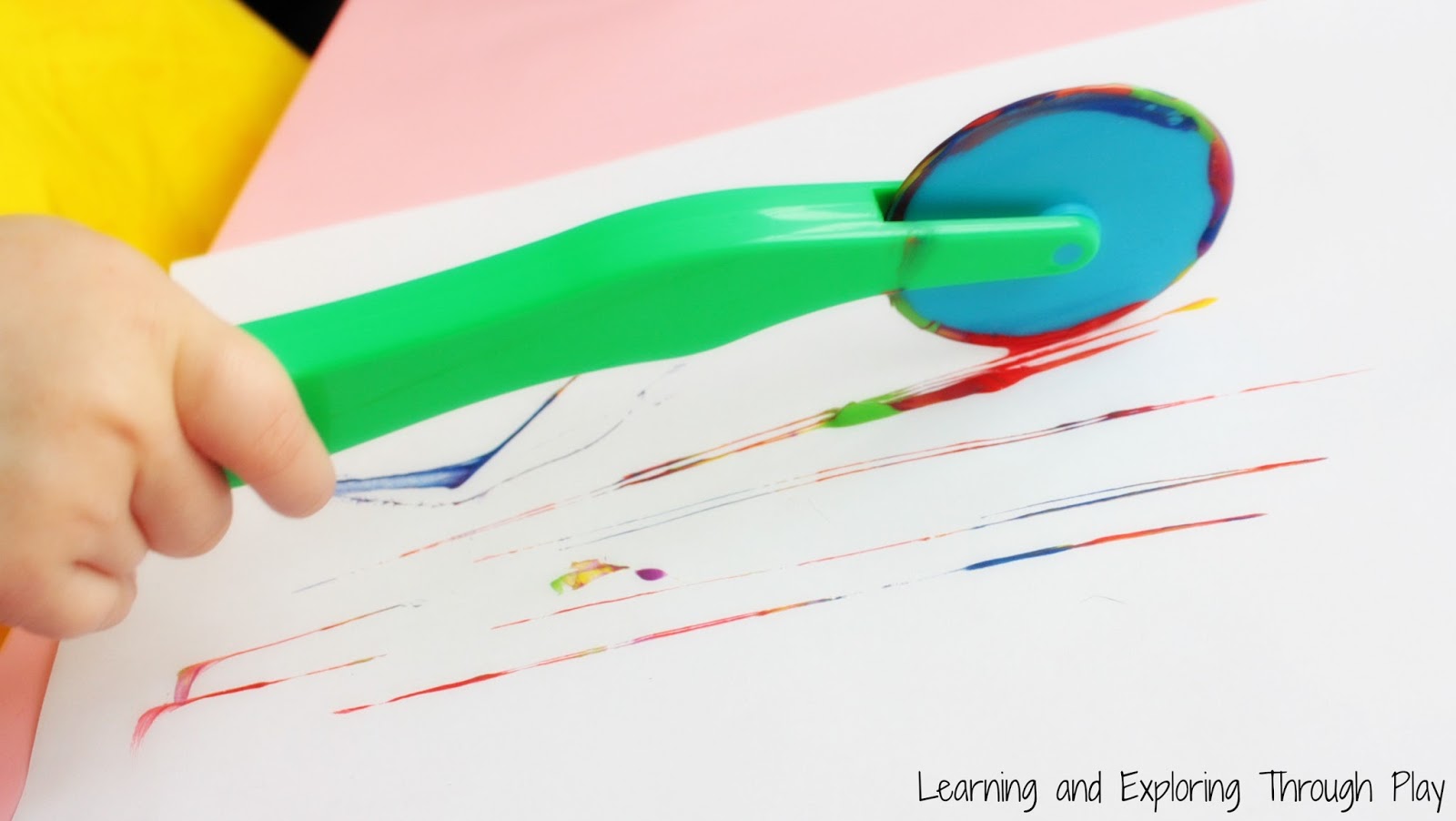 Learning and Exploring Through Play: Playdough Tool Painting