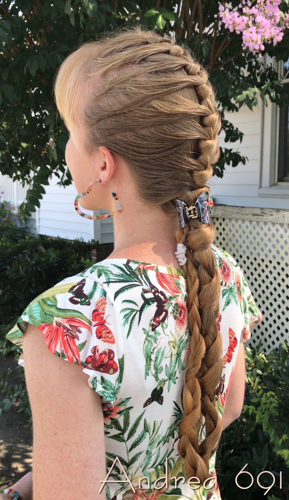 Braids & Hairstyles for Super Long Hair: Wrap-around French braid