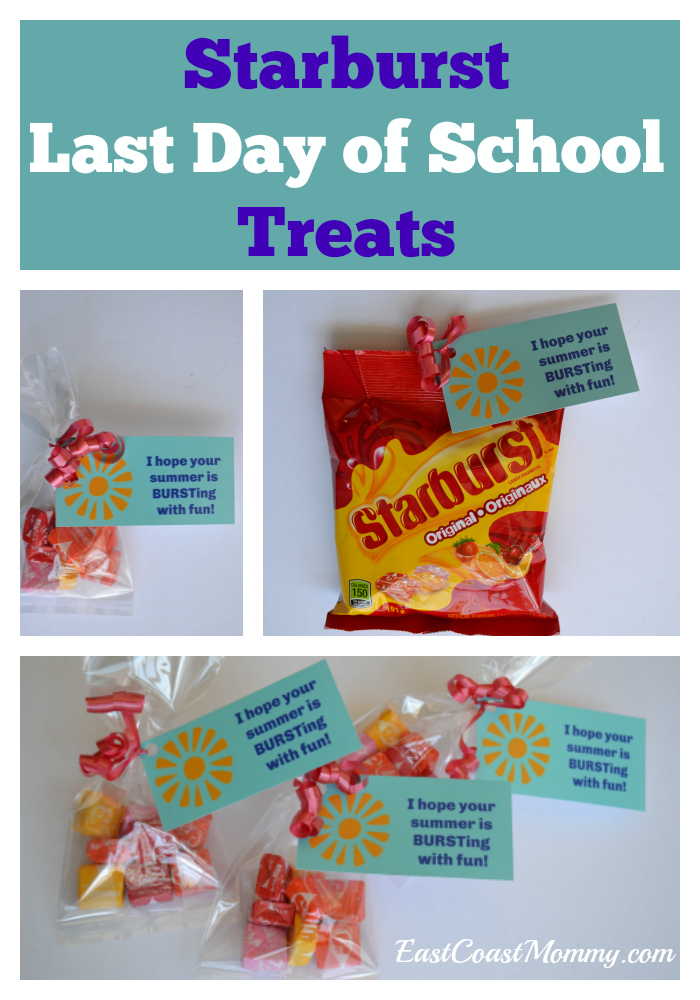 East Coast Mommy: Last Day of School STARBURST treats... with free ...
