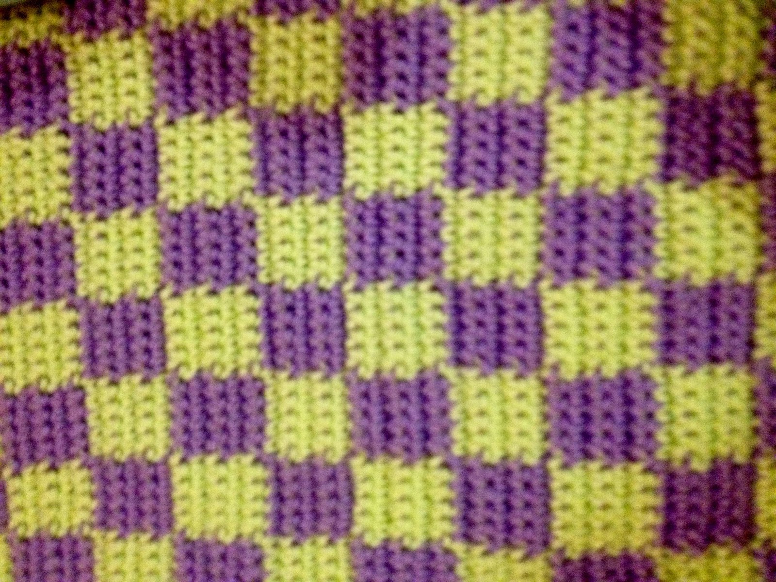 Forgotten Fox: Checker Baby Blanket Pattern