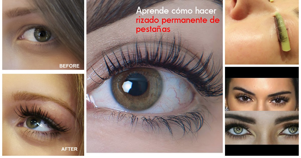 Cómo hacer rizado de pestañas permanente vídeo paso a paso ~ Belleza y Peinados