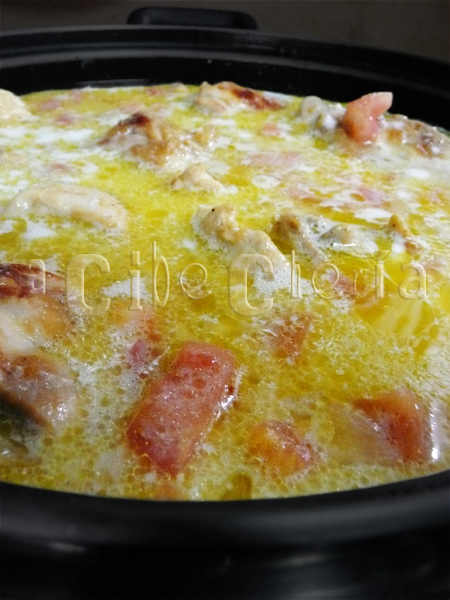 acibecheria: Pollo en leche coco "Madagascar - cocinas del mundo"