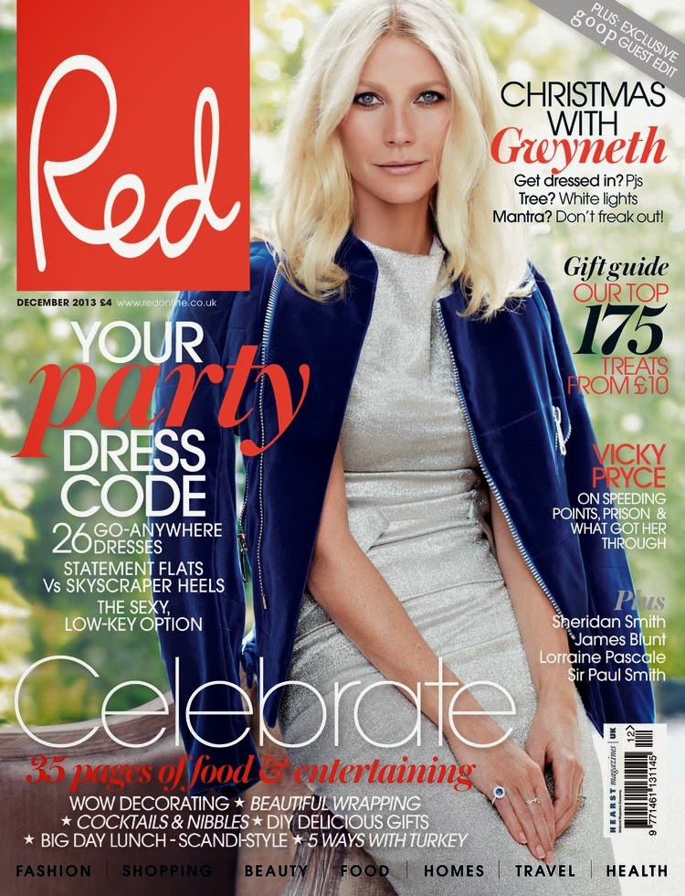 Gwyneth Paltrow Magazine Photoshoot For Red UK Magazine December 2013 ...