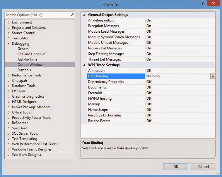 Jason Hales C Tips Detecting Binding Errors Wpf Presentationtracesourcesdatabindingsource 