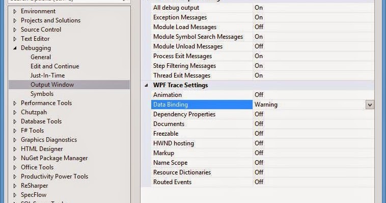 Jason Hales C Tips Detecting Binding Errors Wpf Presentationtracesources Databindingsource