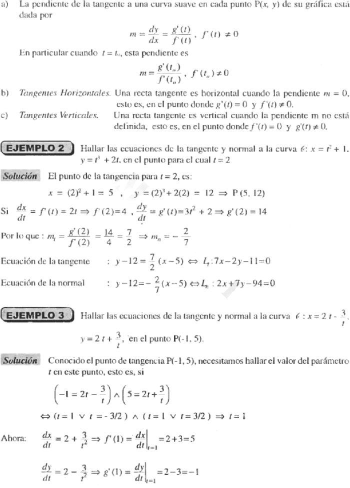DERIVACION PARAMETRICA EJERCICIOS RESUELTOS PDF