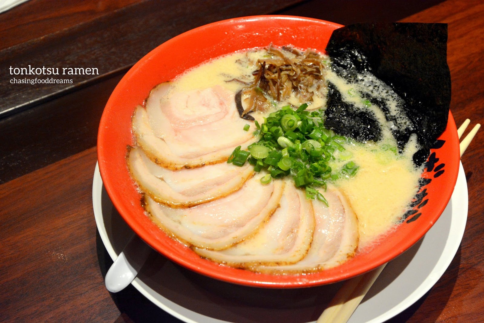 CHASING FOOD DREAMS: Bankara Ramen, Avenue K: Porcine Ramen Goodness