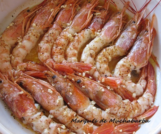 las recetas del marqués de muchabarba: GAMBONES AL HORNO