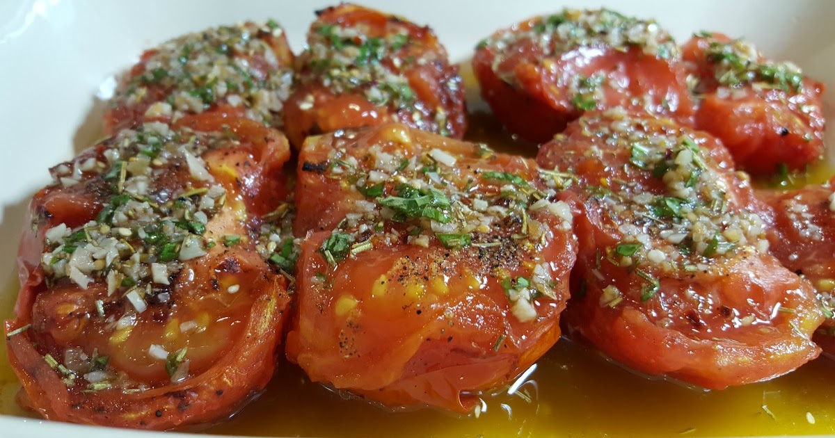 A Summer Tomato Side Dish from the Grill