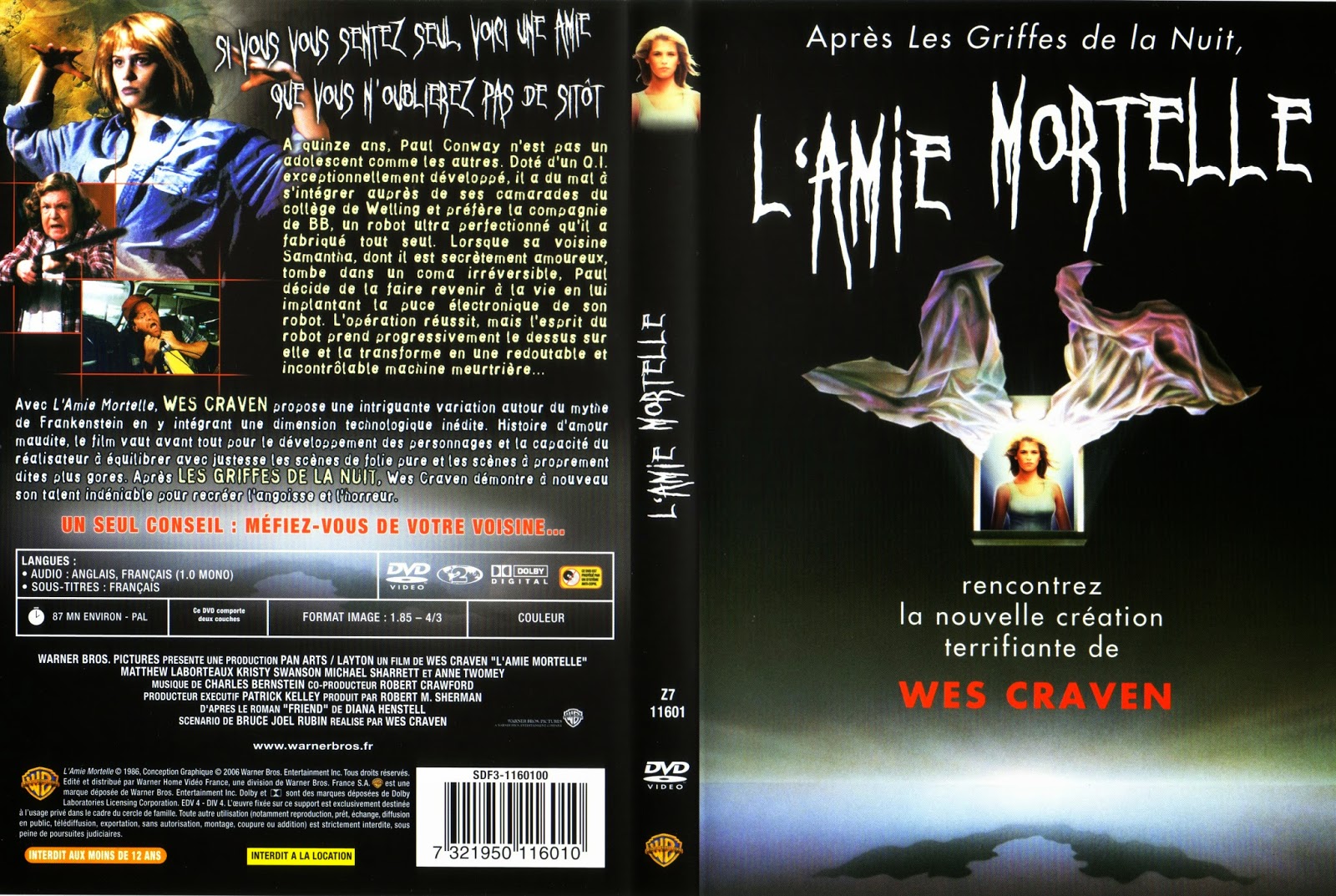 Todo El Terror Del Mundo: Amiga Mortal (Deadly Friend, 1986)