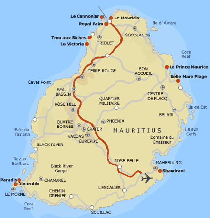 Mauritius Map | Mauritius Tourism: Mauritius Map | Mauritius Tourism