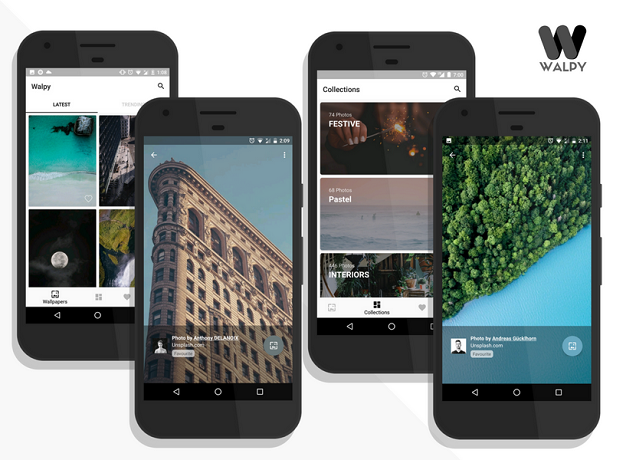 Walpy - Εντυπωσιακά wallpapers με αυτόματη εναλλαγή κάθε μέρα