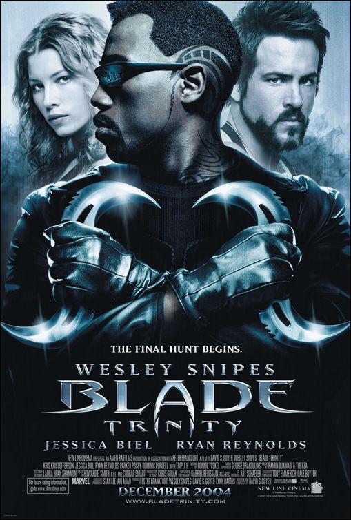 COMIC BOOK FAN AND LOVER: CINE / BLADE TRINITY (2004) - NEW LINE CINEMA ...