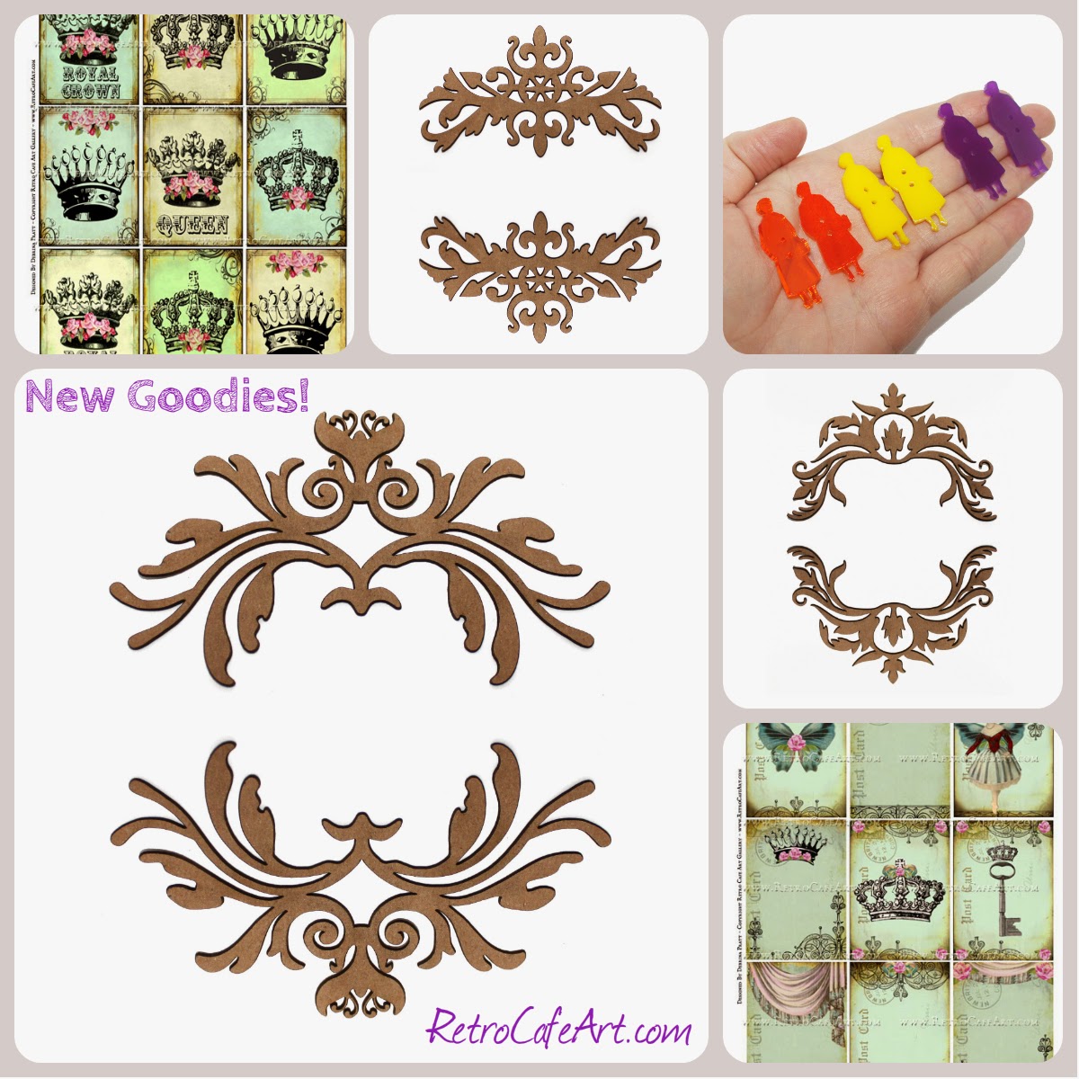 Retro Café Art Gallery: The Archivist Collection