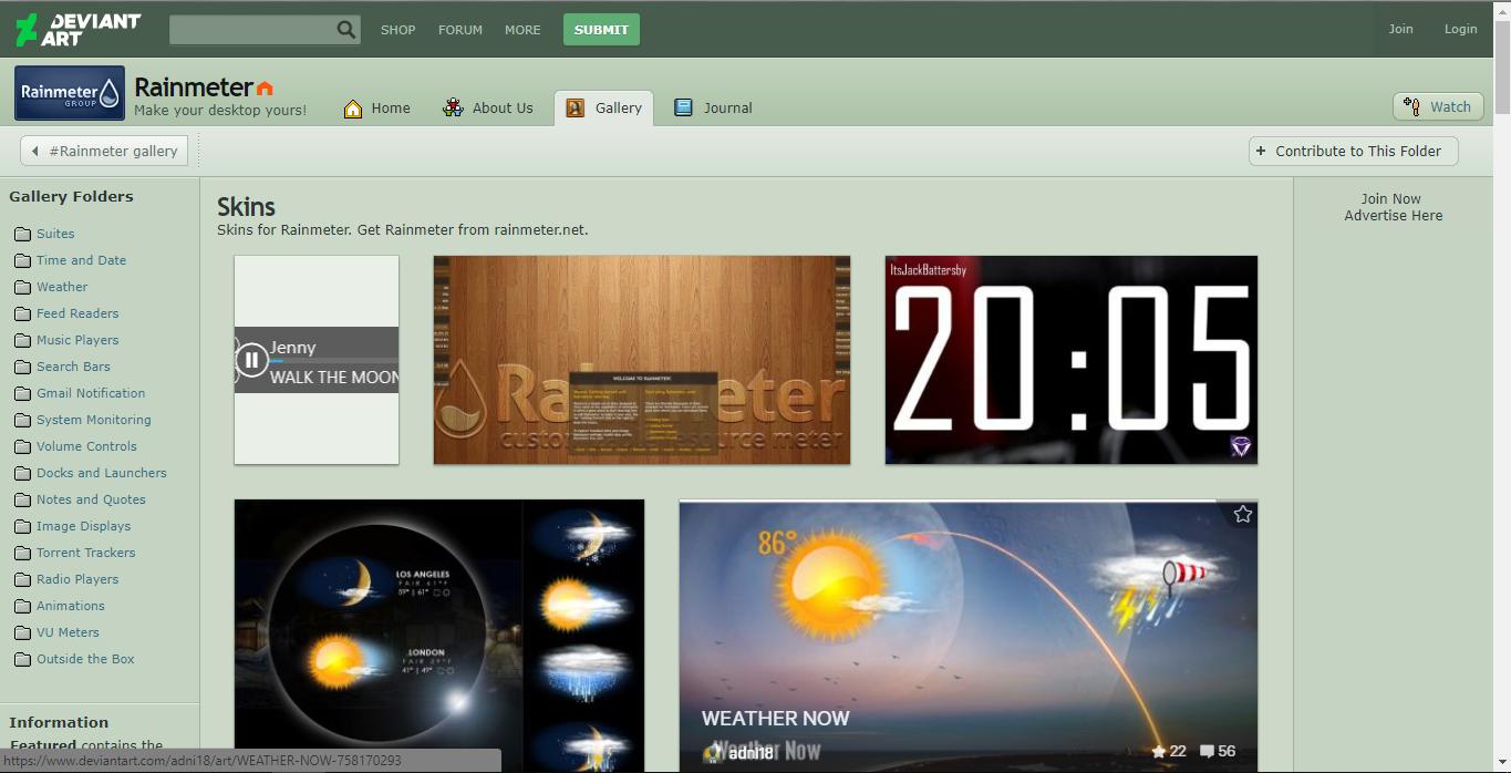 Rainmeter, Software Untuk Mempercantik Desktop
