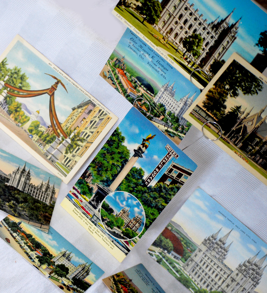 The Copycat Collector: COLLECTION #50: Postcards of Temple Square