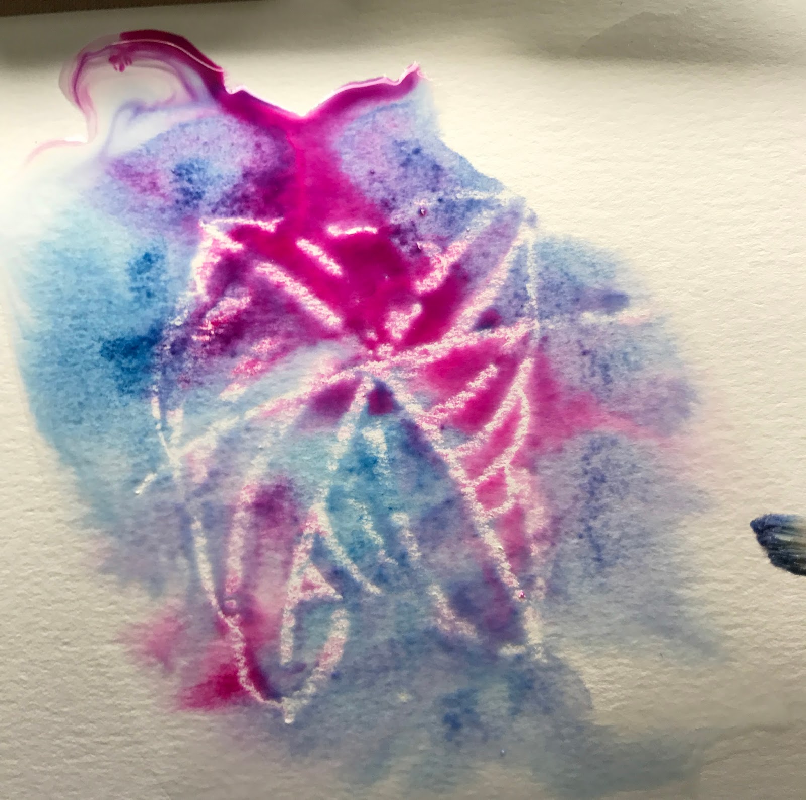 Alice Hendon: Crayon Resist, Art on a Shoe String