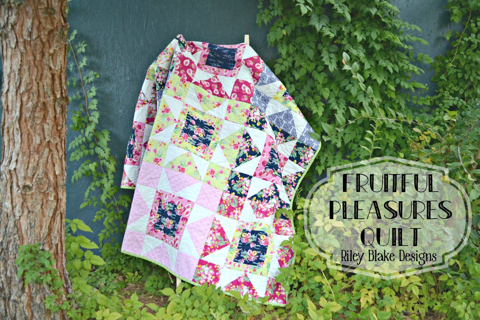 Paisley Roots: Riley Blake Designs Fruitful Pleasures Quilt using ...