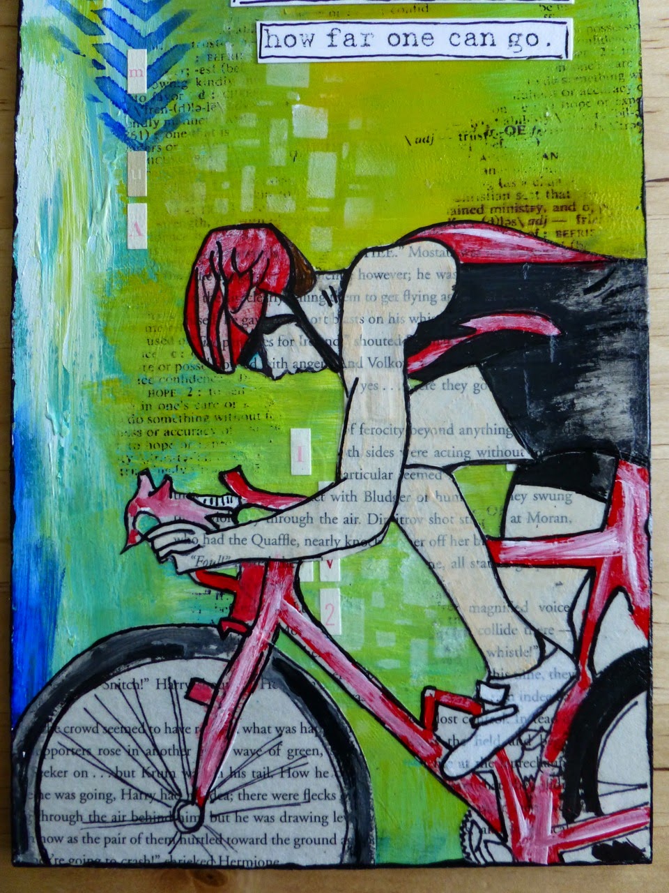 Made by Nicole: How Far Can You Go? Original Collage