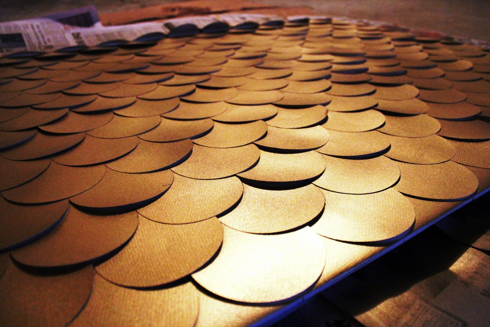 love tenfold: diy | fish scale art