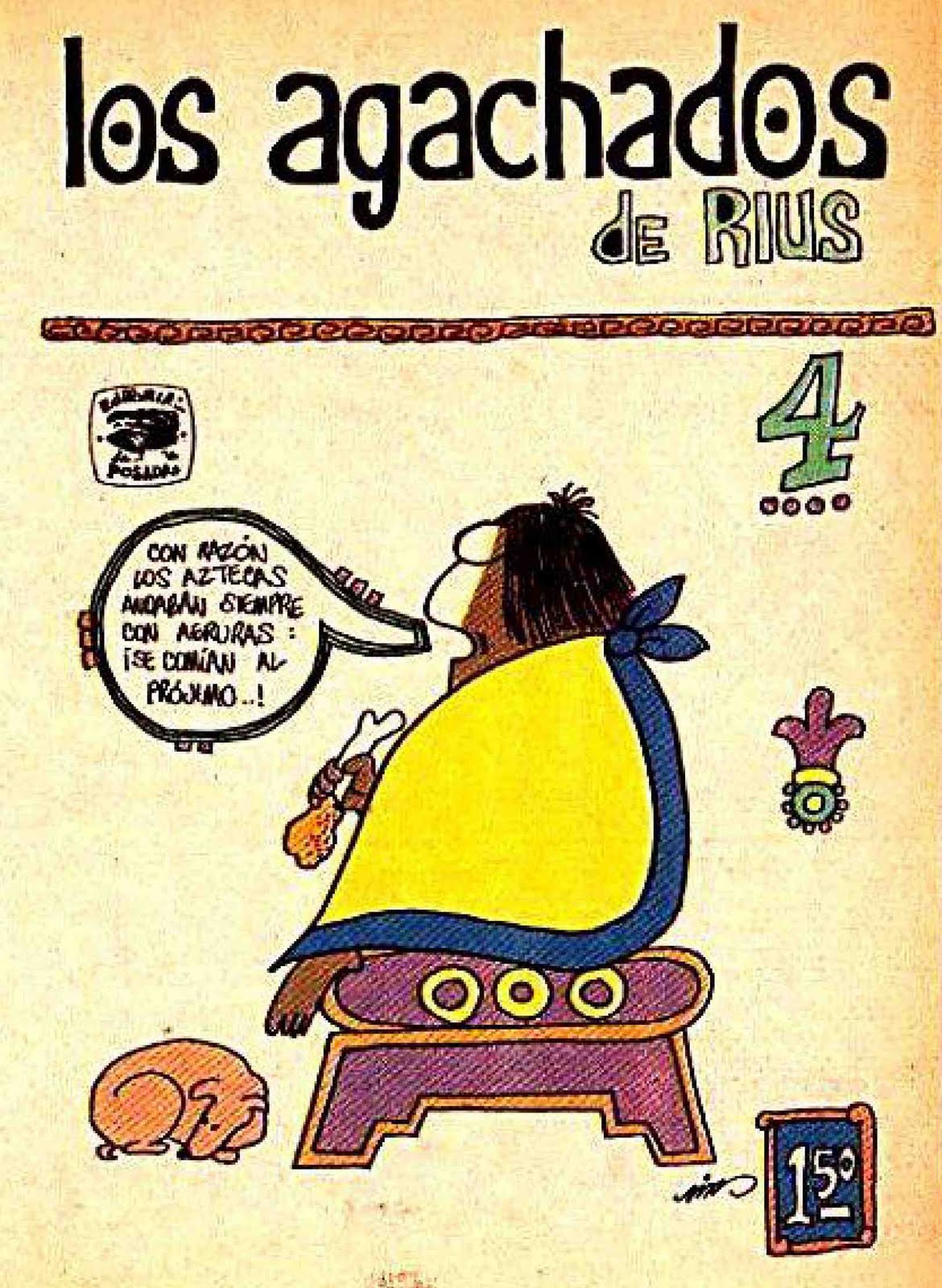 Mexico Comic Romanticos Los Agachados Rius 1 Al 5