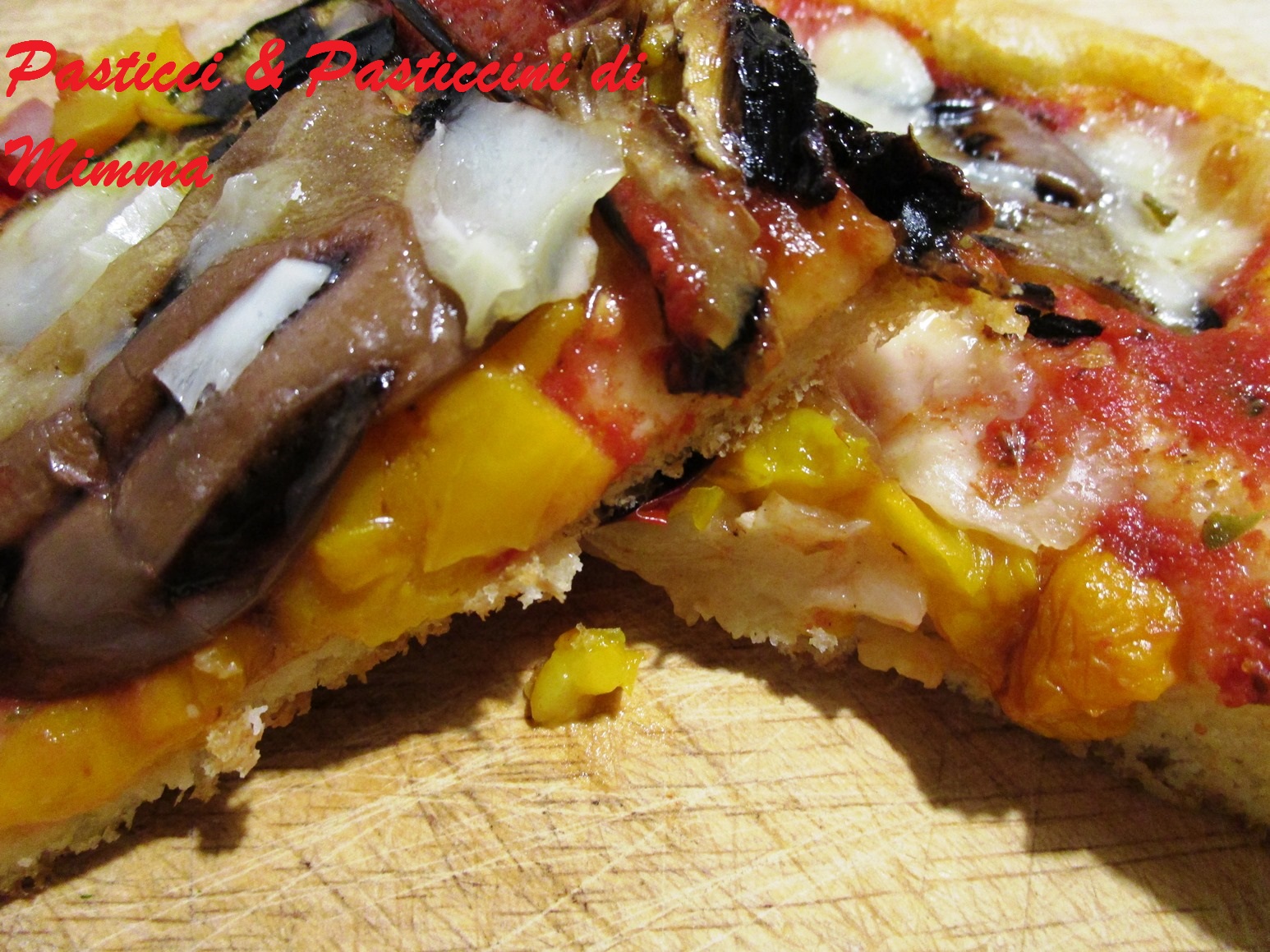 PIZZA CON VERDURE GRIGLIATE - Le Ricette dello Chef