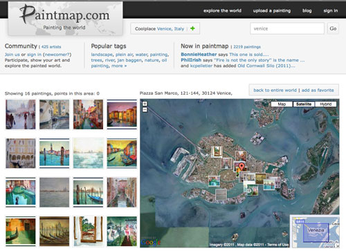 The Art of the Landscape: Paintmap