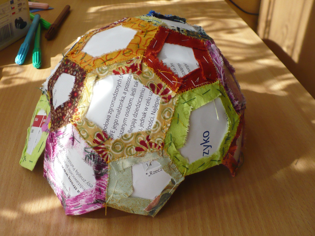 Patchworkowa Piłka (2) - Tutorial / Patchwork Ball - Tutorial