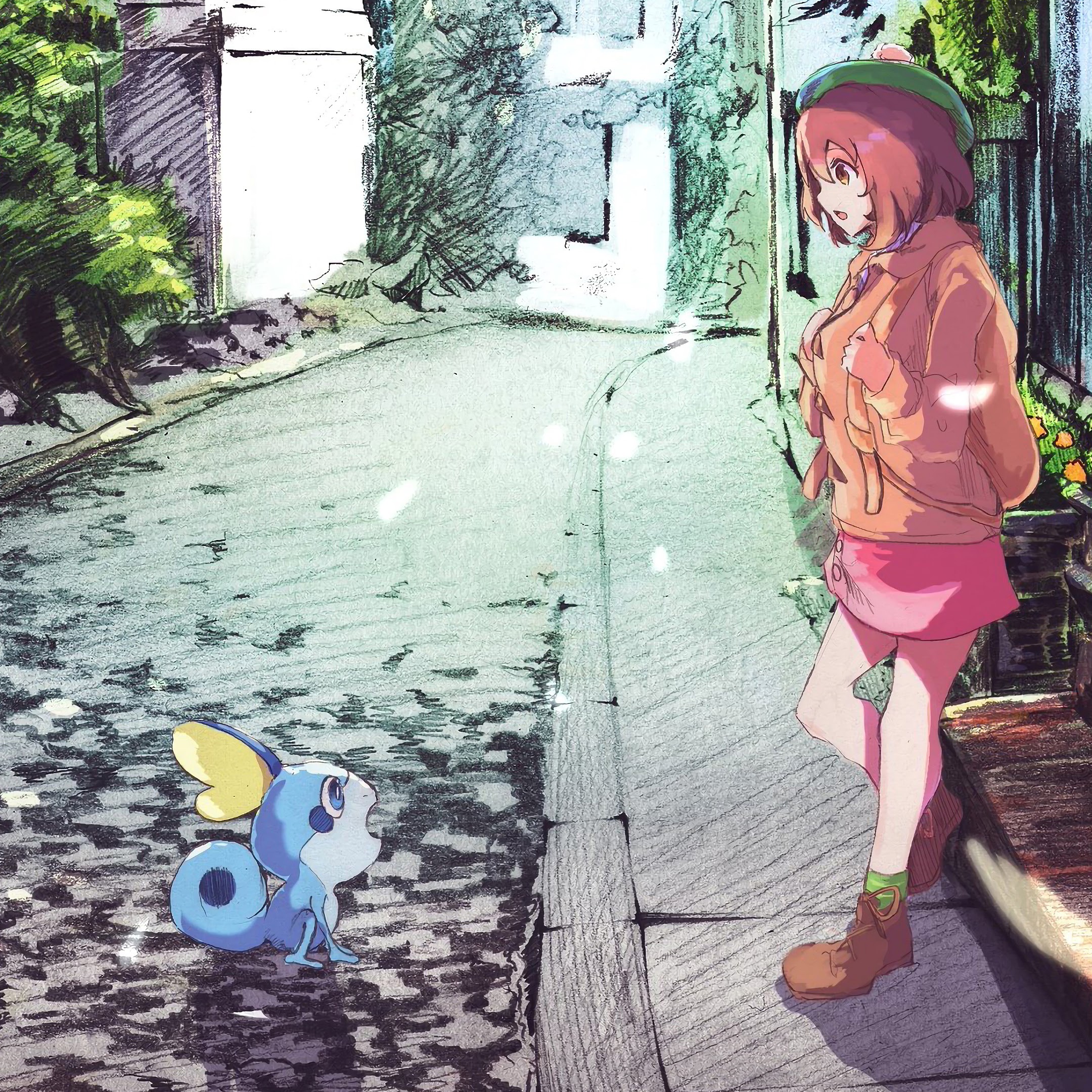 Pokemon Sword and Shield, Sobble, Female, Pokemon Trainer, 4K, #53 ...
