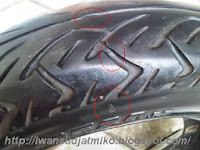 Motorcycle: Membaca Tread Wear Indicator ( TWI ) Ban Motor
