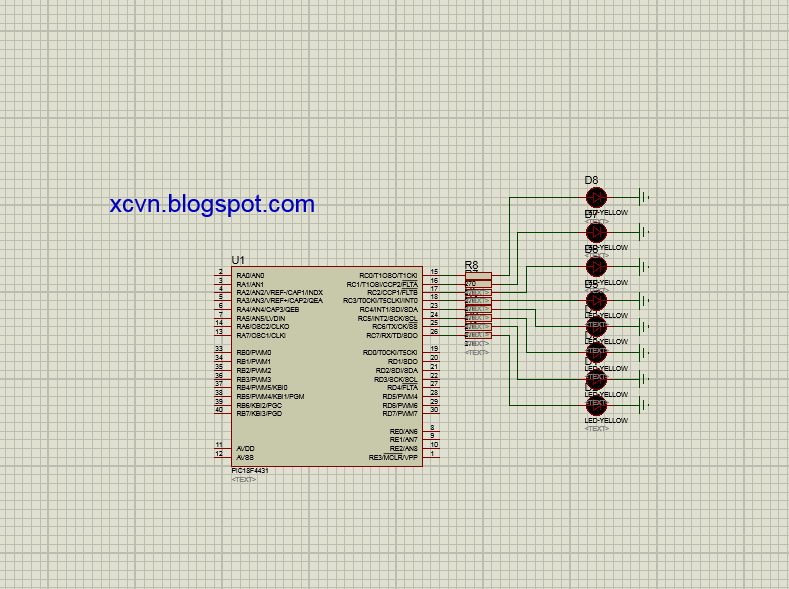 BÀI 2 : HIỆU ỨNG LED PIC18F4431 (PART 1) - Lập trình PIC