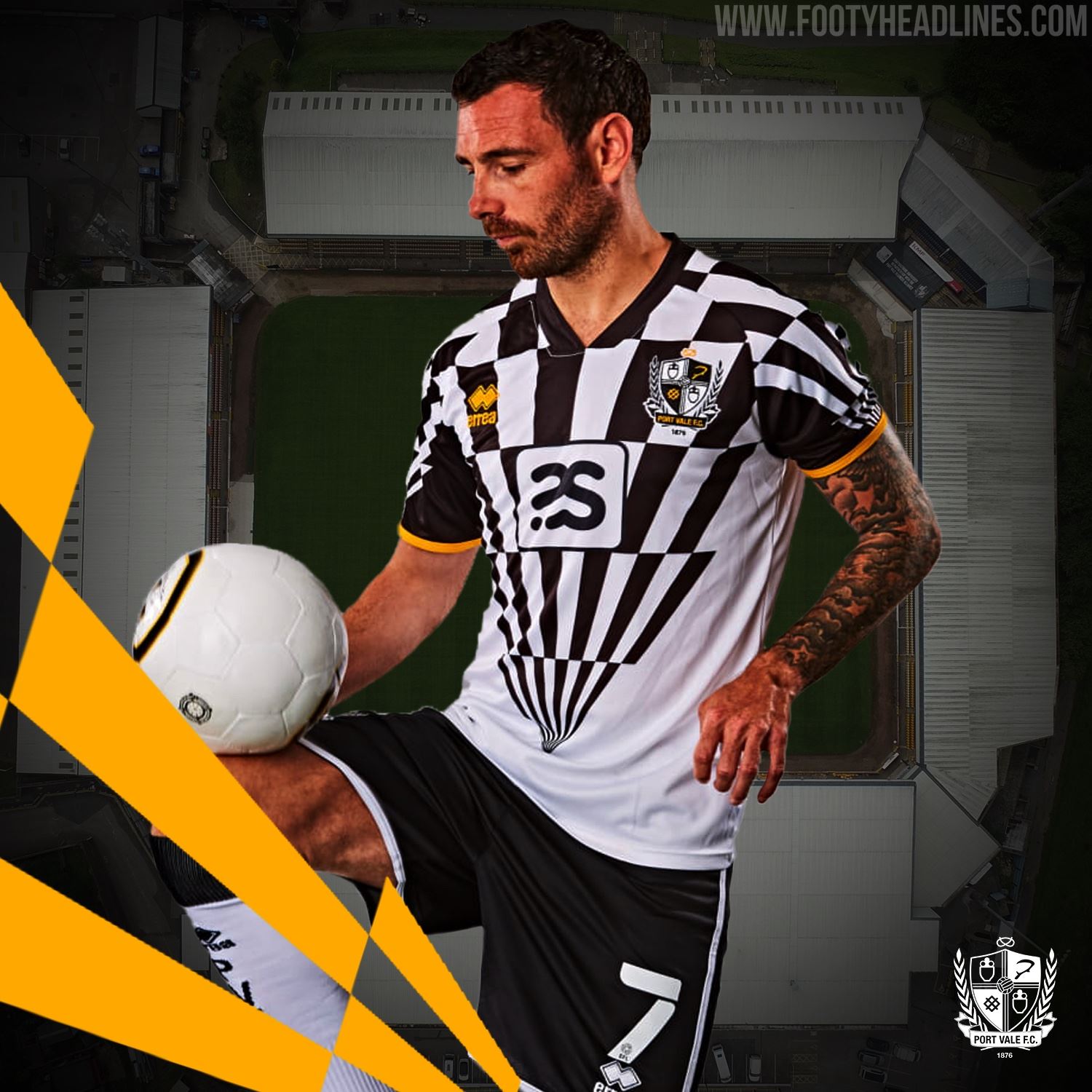 Stunning Port Vale 20-21 Home & Goalkeeper Kits Released - Design Input ...
