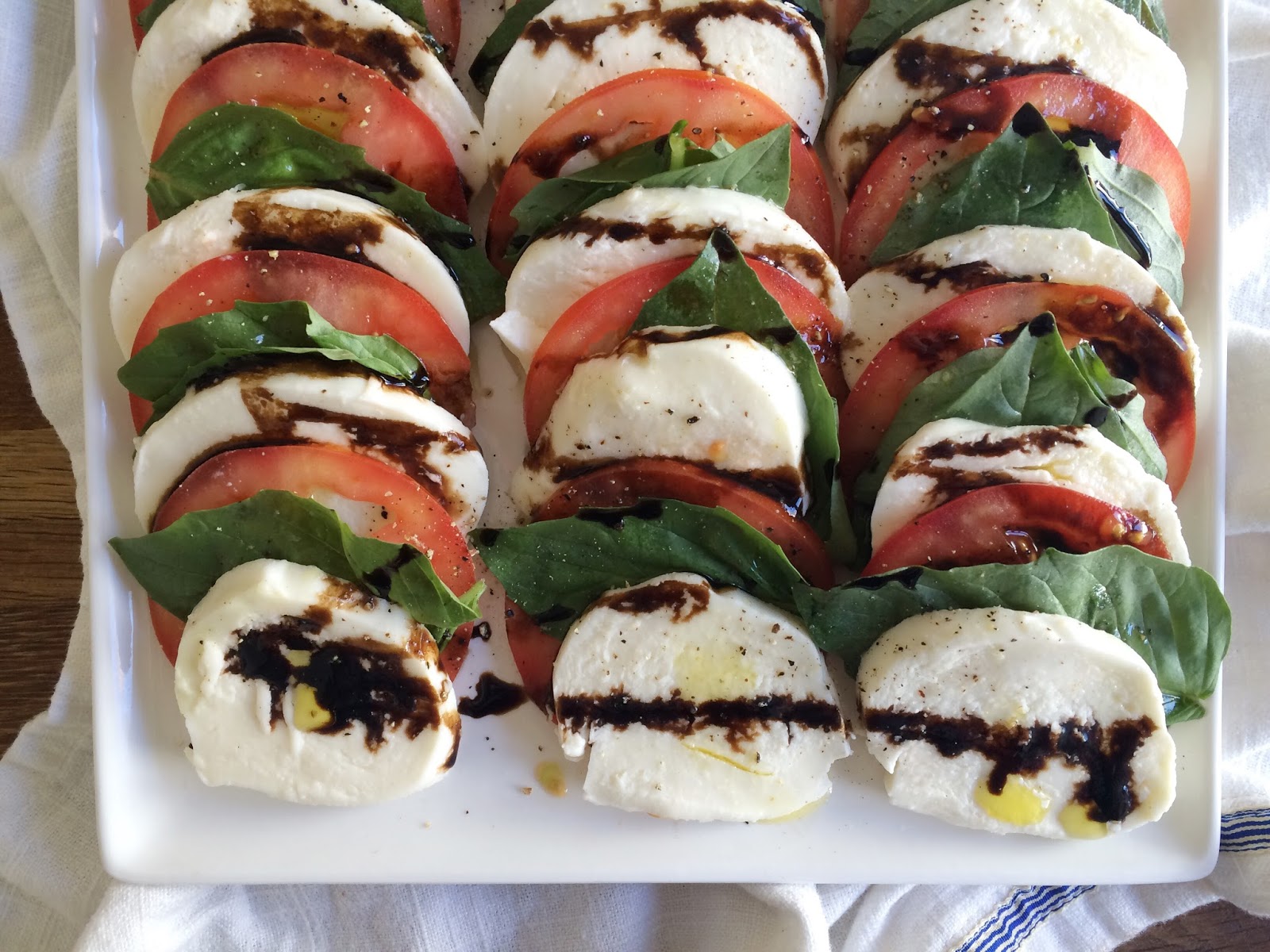 Just A Darling Life: Caprese Salad with Balsamic Glaze