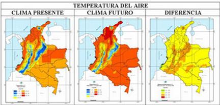 variacion de temperaturas en colombia: cambio climático en Colombia