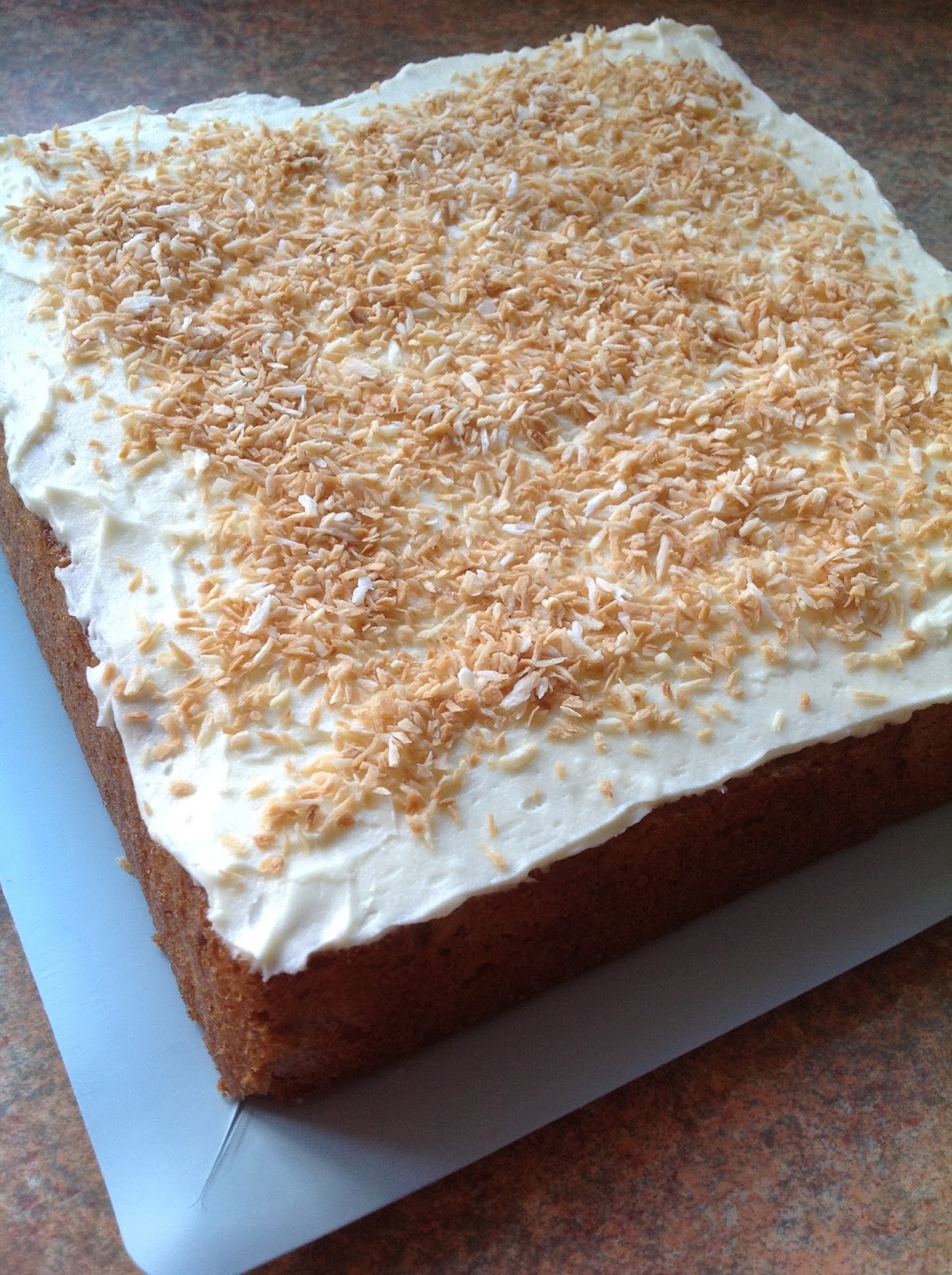 Babaduck: Raspberry and Coconut Sponge Cake