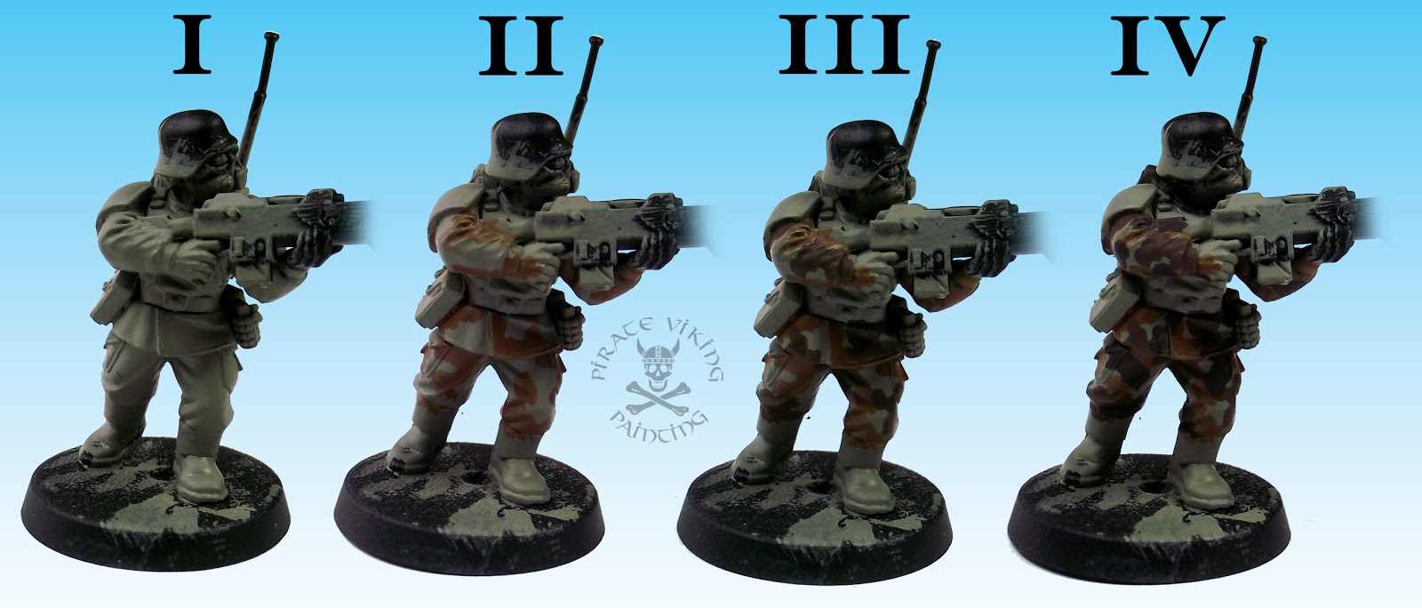 Pirate Viking Painting: Tutorial - Flecktarn Camouflage