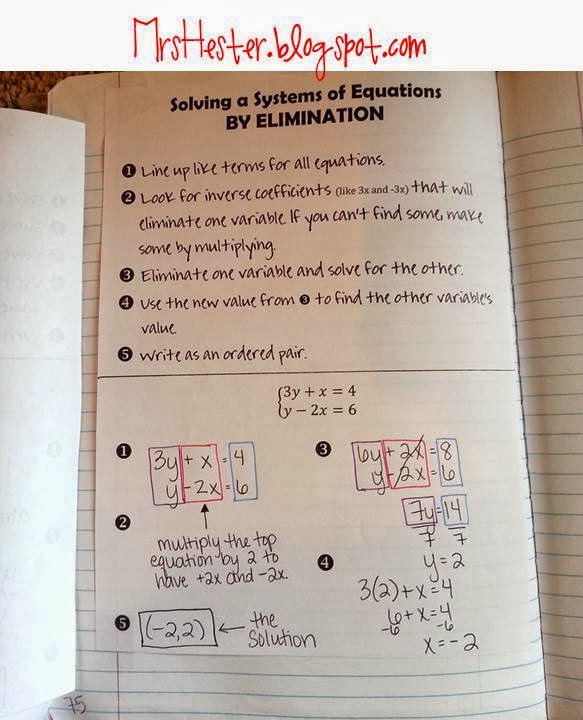 Mrs. Hester's Classroom : 8th Grade Math: Unit 5