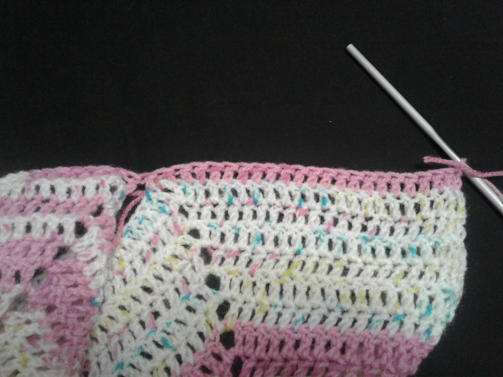 Miles Crochet Creation: Crochet Ribbon Sweater/Cardigan