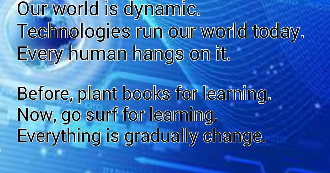 Educational Technology 2: Poem for Ed. Tech 2