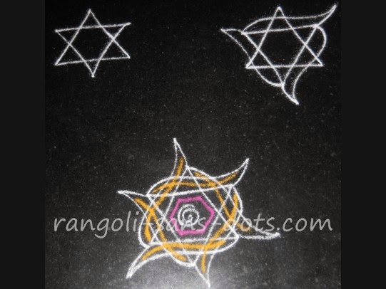 Easy rangoli designs - beginners