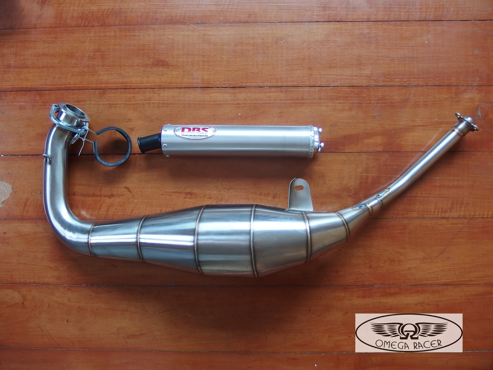 Omega Racer: DBS full exhaust system for Honda NSR150SP