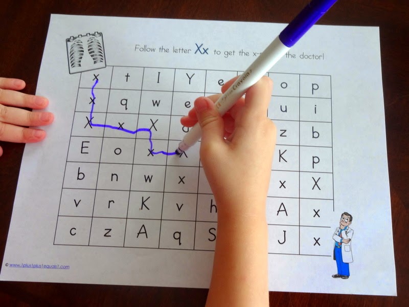 Mom's Tot School: The Letter X